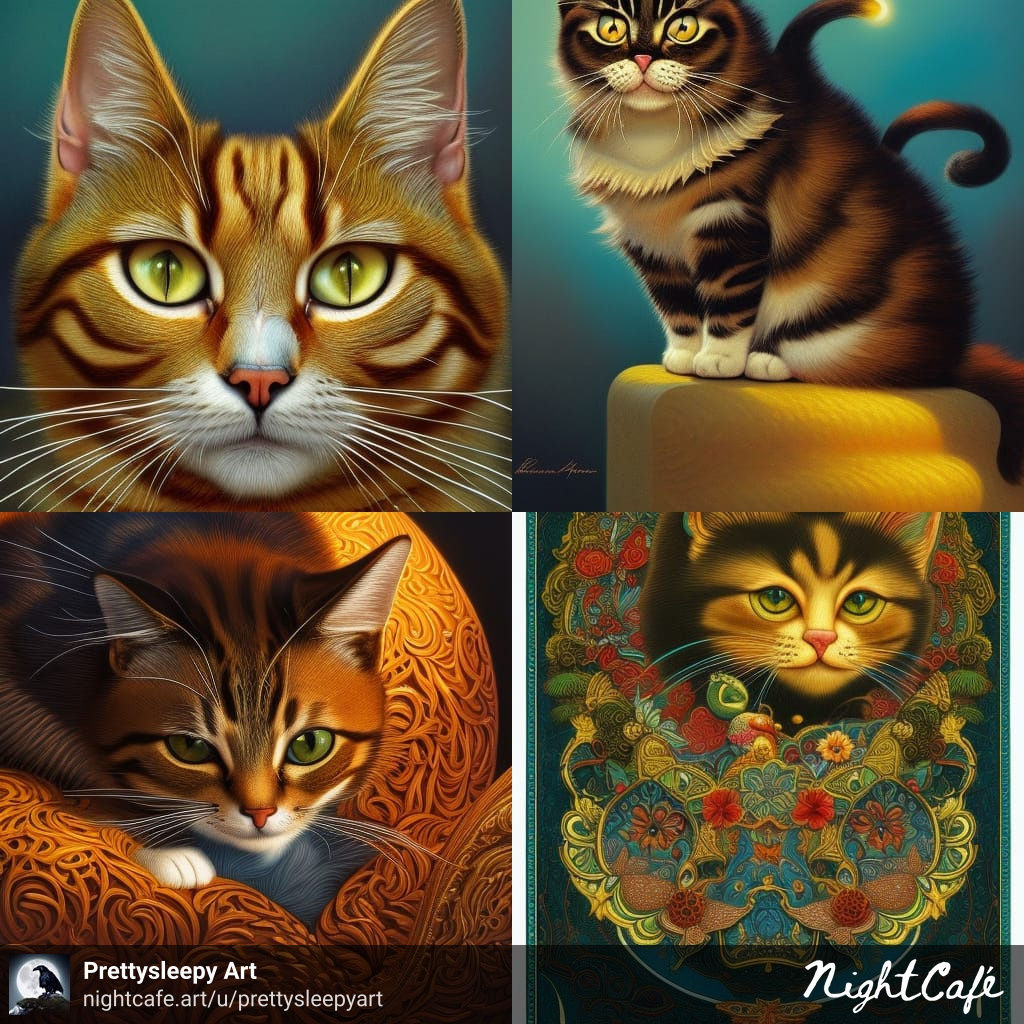 Purrfect Cat AI Art Prompts to Inspire Your Creativity! – Student ...