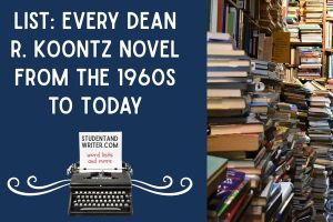 Every Dean R. Koontz Novel from the 1960s to Today – Student, Writers ...